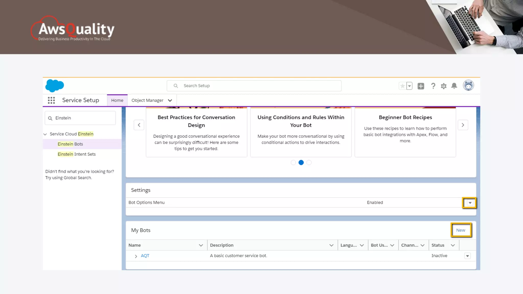 Tips for salesforce einstein bot configuration ! | PDF | Computing | Technology & Computing