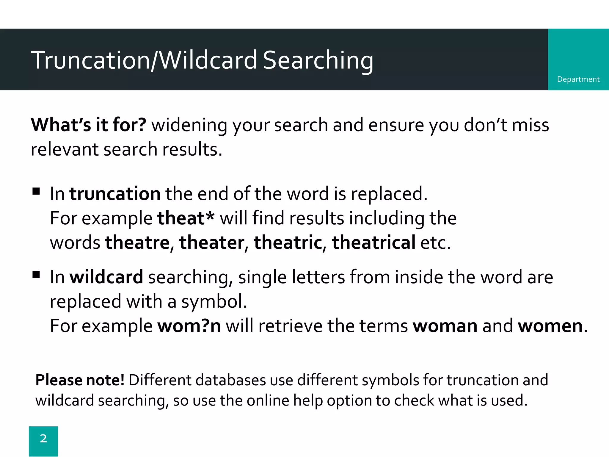 Tips for Searching | PPT
