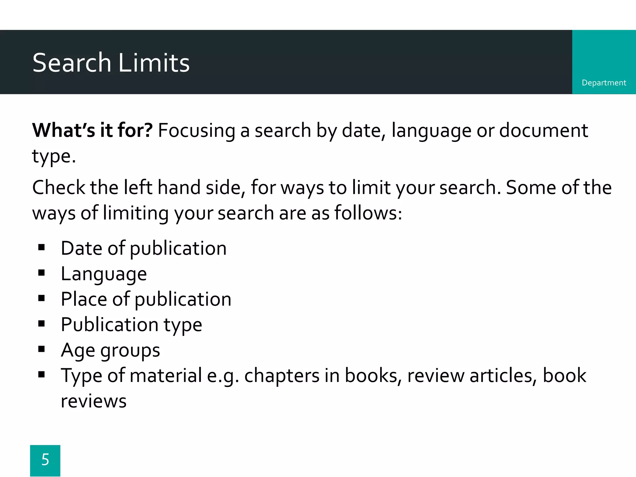Tips for Searching | PPT