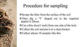 Tips for soil and water sampling | PPTX
