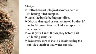 Tips for soil and water sampling | PPTX