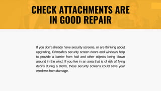 Tips for Storm Protection | PPT