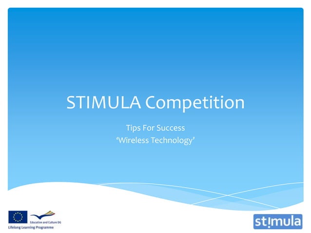 Tips for success for stimula competition | PPTX