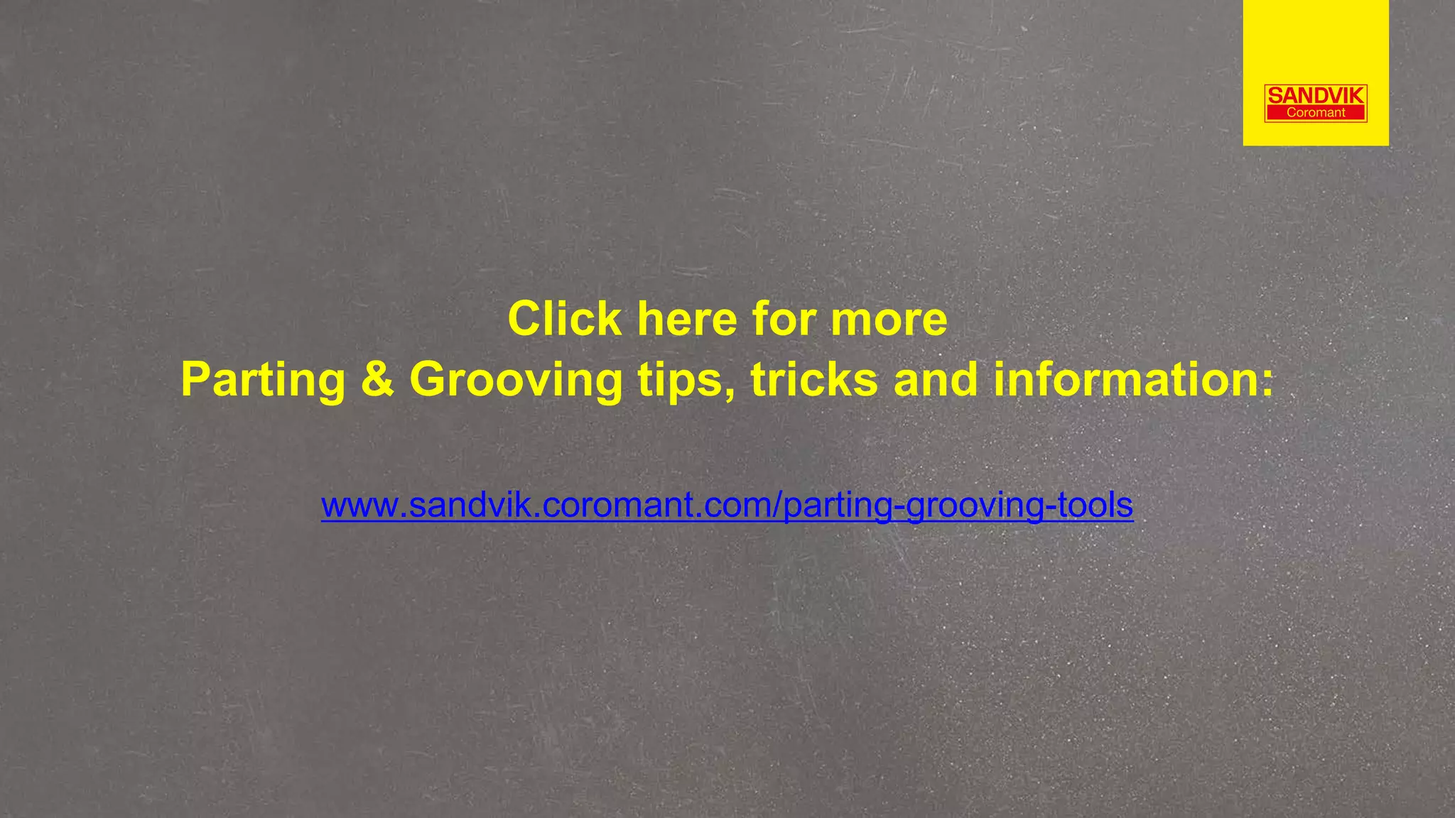 Tips for successful parting and grooving | PDF