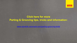 Tips for successful parting and grooving | PDF