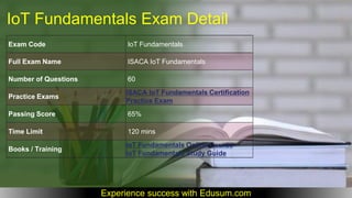 Tips for Success on ISACA Exams: IoT fundamentals.pdf