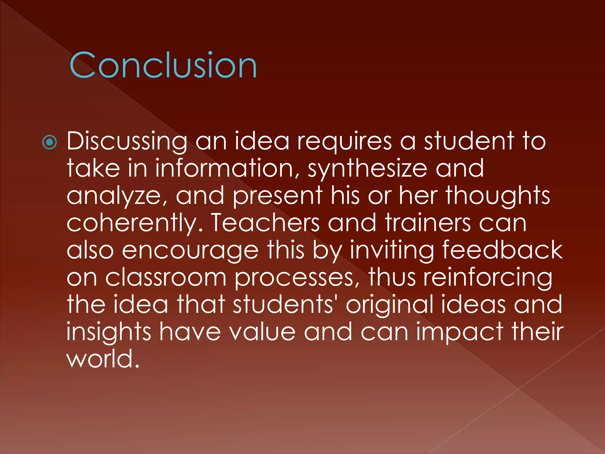 Tips for Teaching Creativity | PPTX