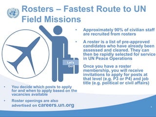 Tips for preparing for the UN Peace Operations recruitment process | PPTX