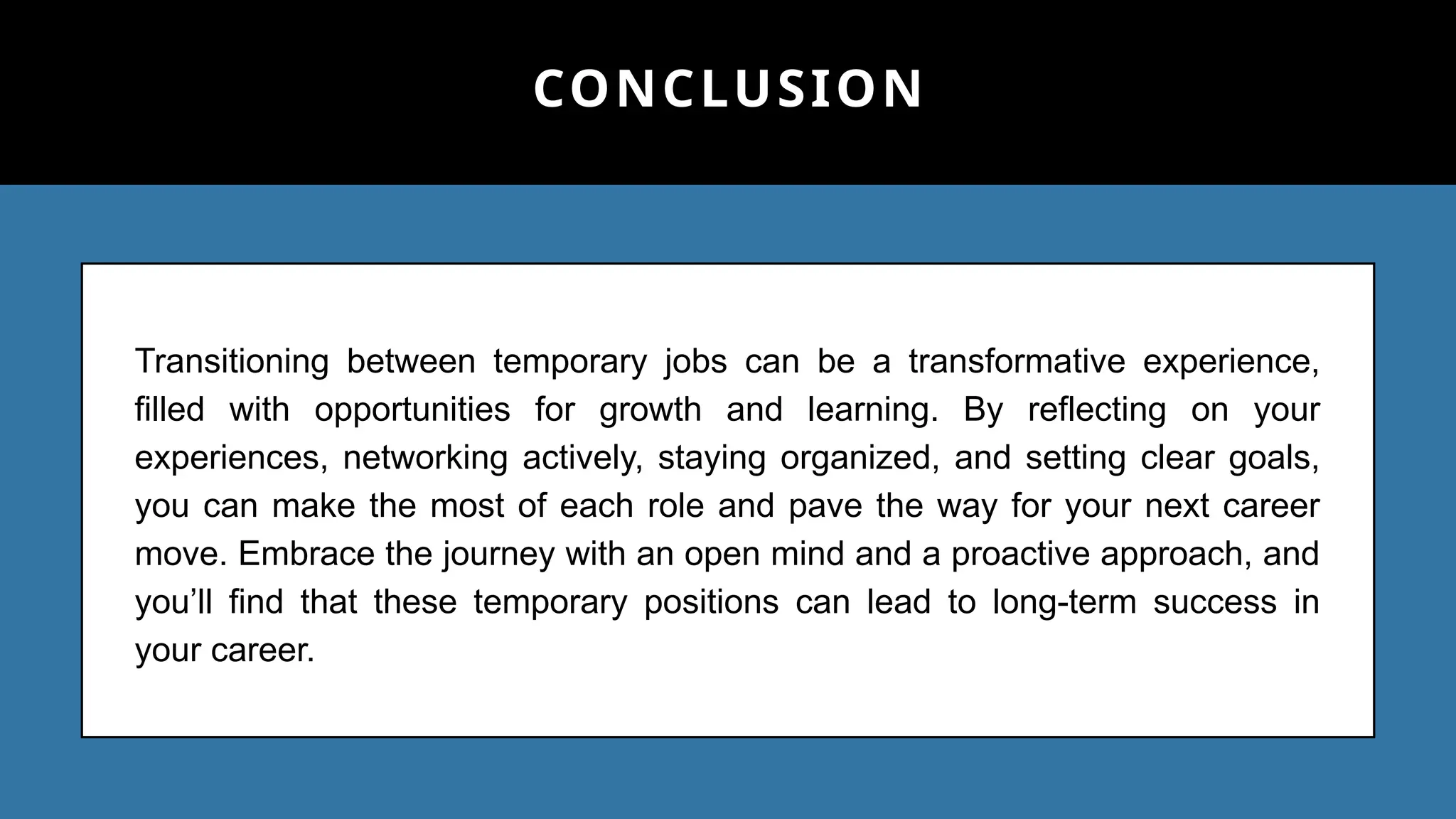 Tips for Transitioning Between Temporary Jobs | PPTX