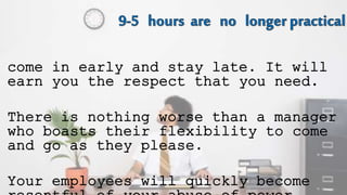 Tips for undergoing the transition from employee to manager | PPT