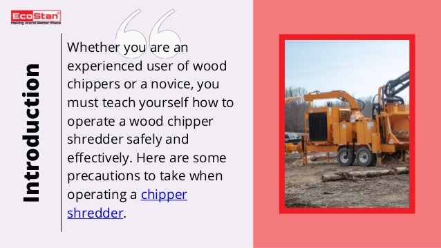 Tips To Use a Chipper Shredder | Ecostan | PPT