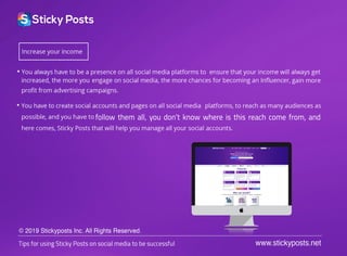 Tips for using Sticky Posts. | PPT