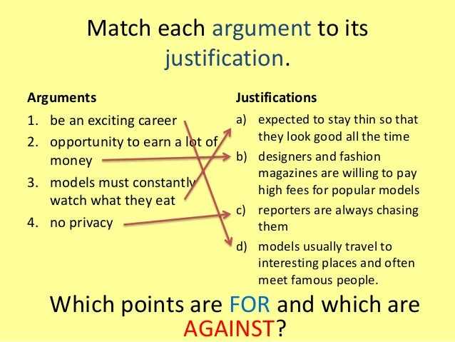 FOR & AGAINST ESSAYS