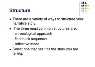 Tips For Writing A Narrative | PPT
