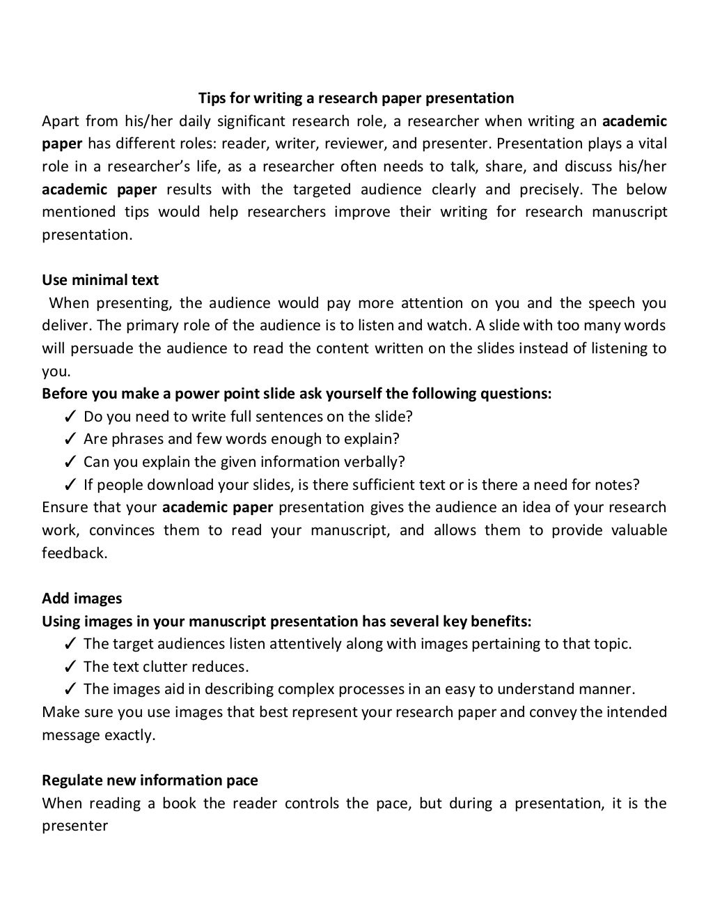 Tips For Writing A Research Paper Presentation tips-for-writing-a-research-paper-presentation