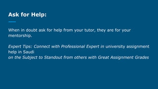 Tips for writing assignment from experts | PPTX