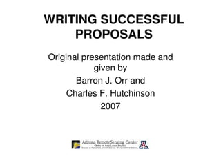 Tips For Writing A Successful Proposal | PDF