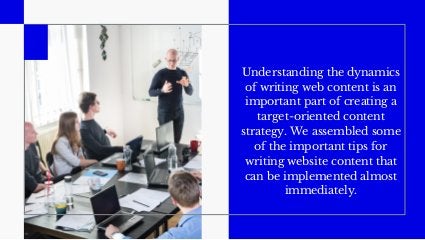 Tips for writing Awesome Website Content | PPT