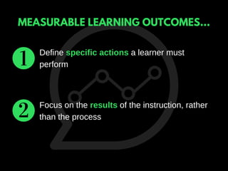 Tips for Writing Measurable Learning Outcomes | PDF | Educational ...