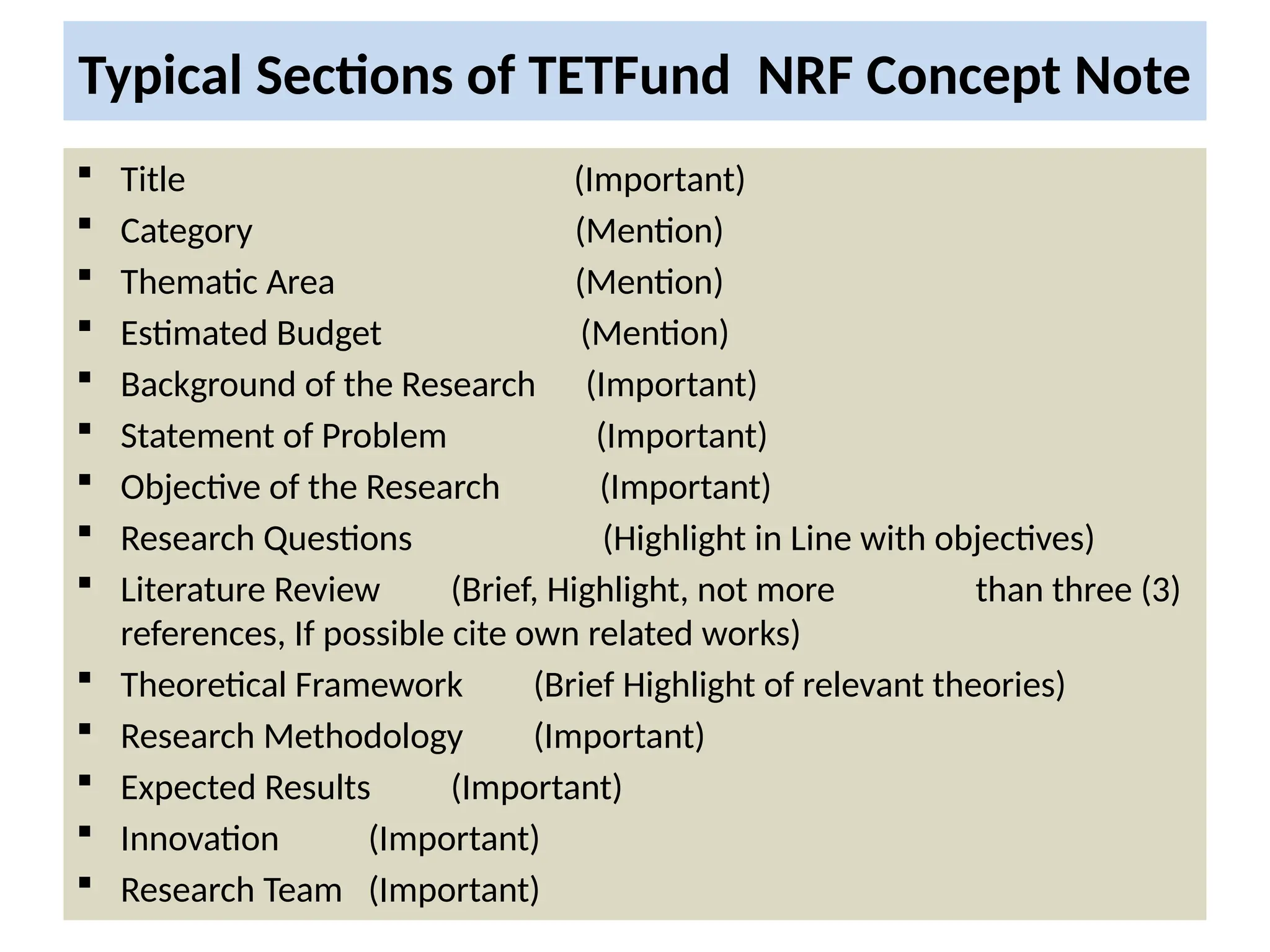 Tips for Writing TETFund NRF Concept Notes and.pptx