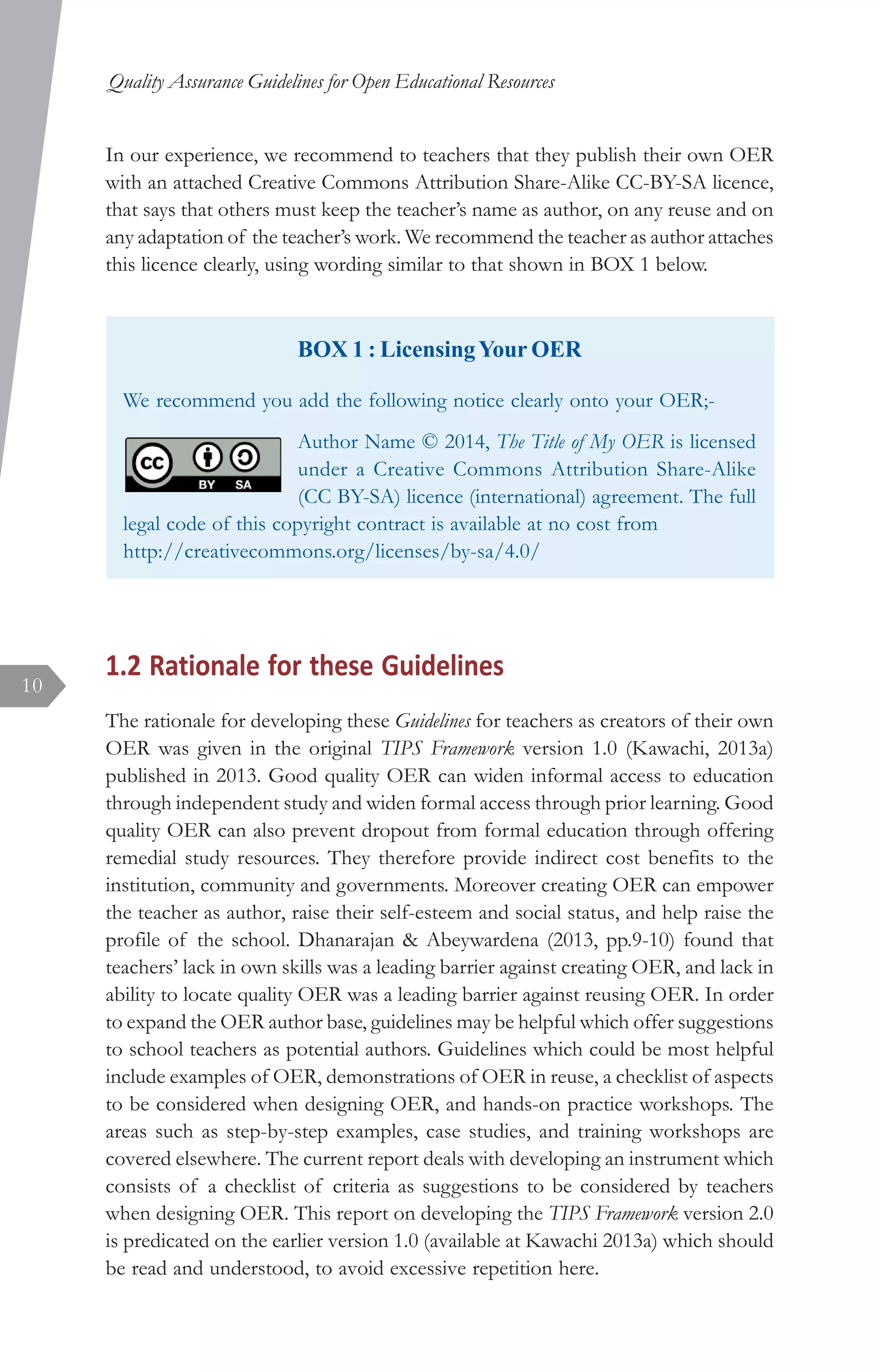 Tips framework version 2.0 low | PDF