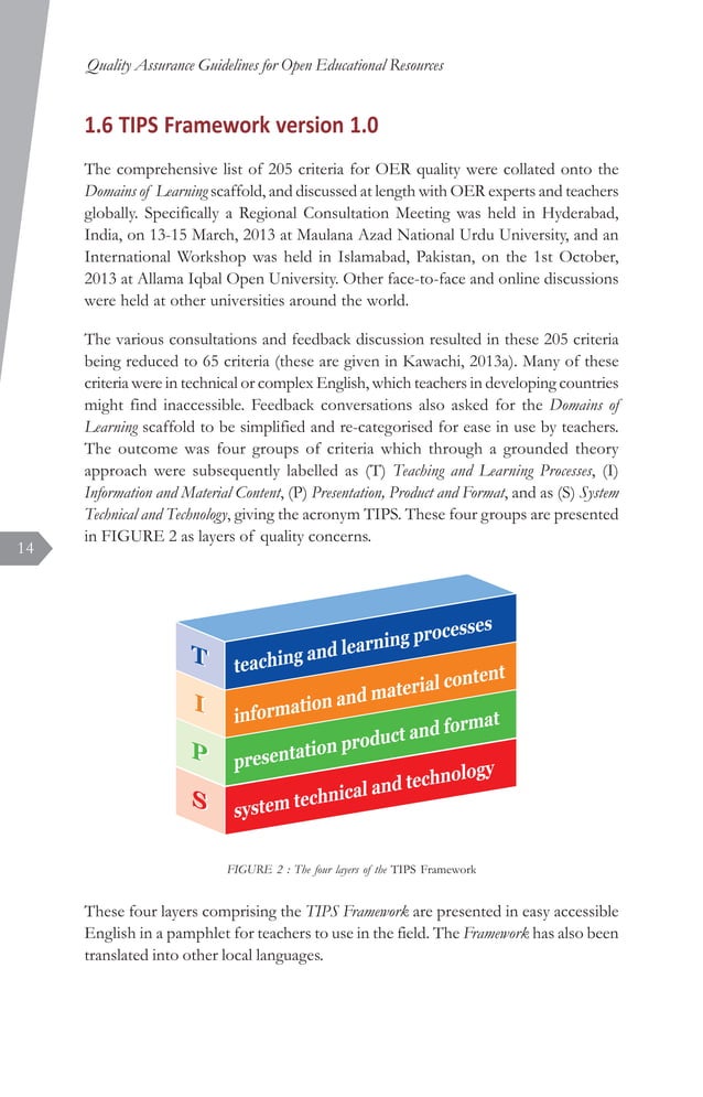 Tips framework version 2.0 low | PDF