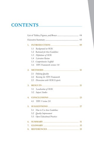 Tips framework version 2.0 low | PDF