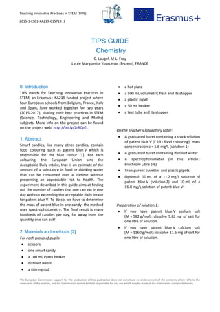 TIPS GUIDE - Chemistry EN | PDF