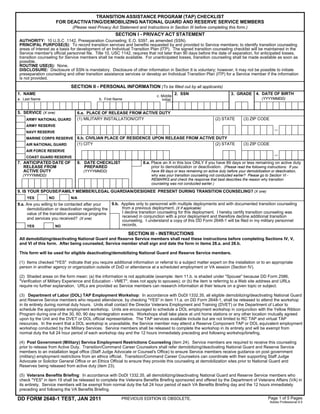 Separation Tip Sheets USAJobs.gov and Navy career wise & new dd 2648 ...