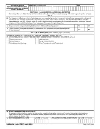 Separation Tip Sheets USAJobs.gov and Navy career wise & new dd 2648 ...