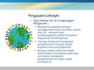 Tips Hemat Air | PPT