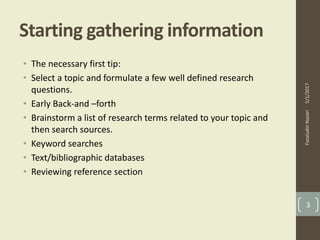 Tips how to collect data for your research? | PPT