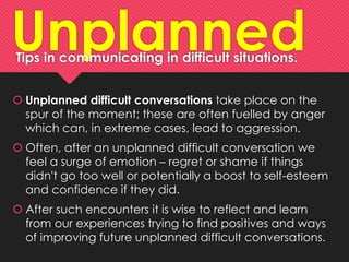 Tips in Communicating with Difficult Rhetorical Situations | PPTX