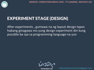 Tips in creating your own system - computer technology student computer science student ...