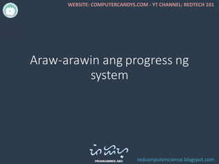 Tips in creating your own system - computer technology student computer science student ...