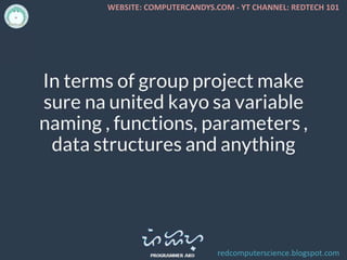 Tips in creating your own system - computer technology student computer science student ...