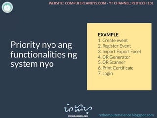 Tips in creating your own system - computer technology student computer science student ...