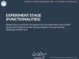Tips in creating your own system - computer technology student computer science student ...