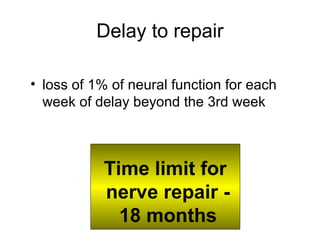 Tips in micro neural repairs | PPT