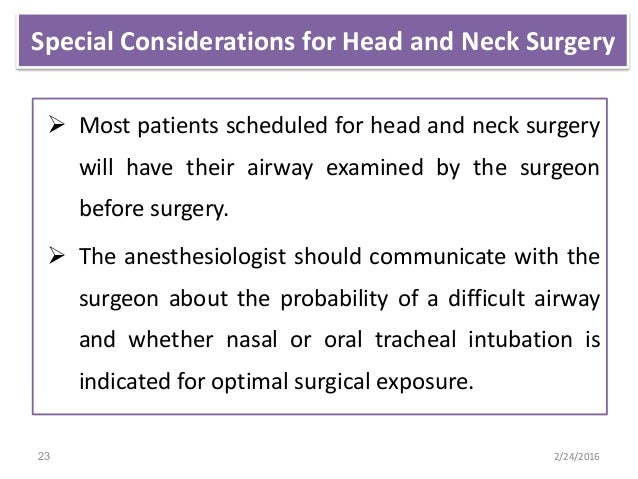 Tips in otolaryngology anesthesia | PPT