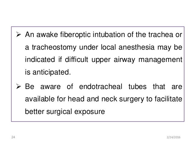 Tips in otolaryngology anesthesia | PPT