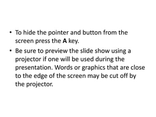 Tips in Powerpoint Presentation | PPT