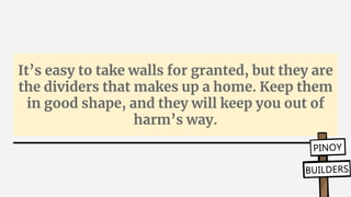 Tips in protecting your wall | PPT