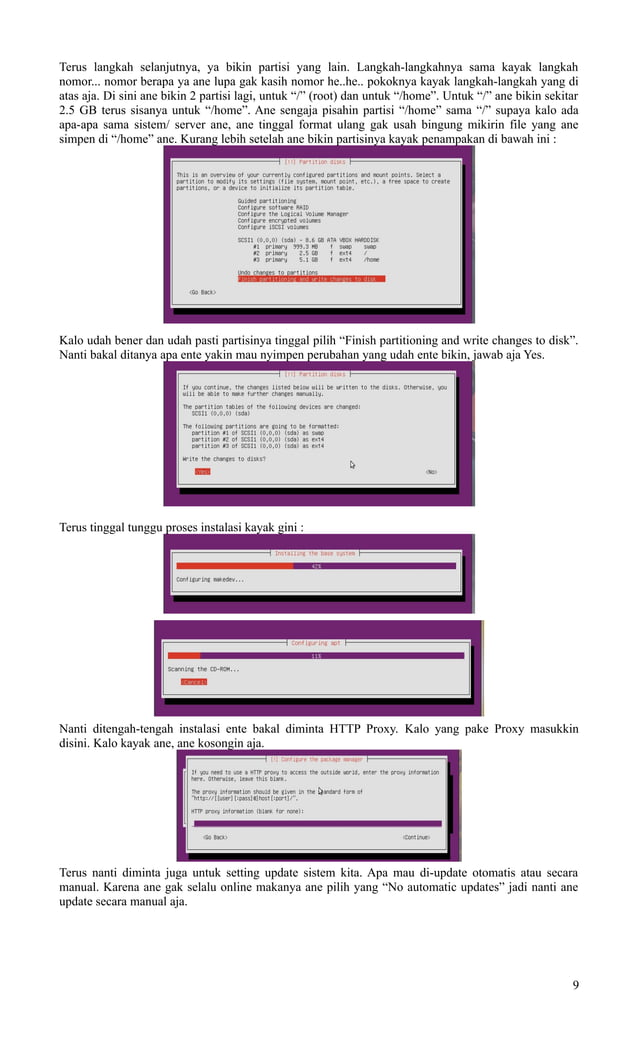 Instalasi Ubuntu Server di Virtual Box | PDF