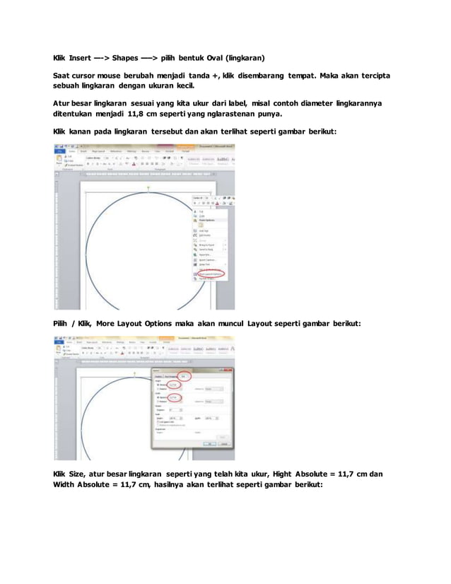 Tips membuat label cd dengan ms | DOCX