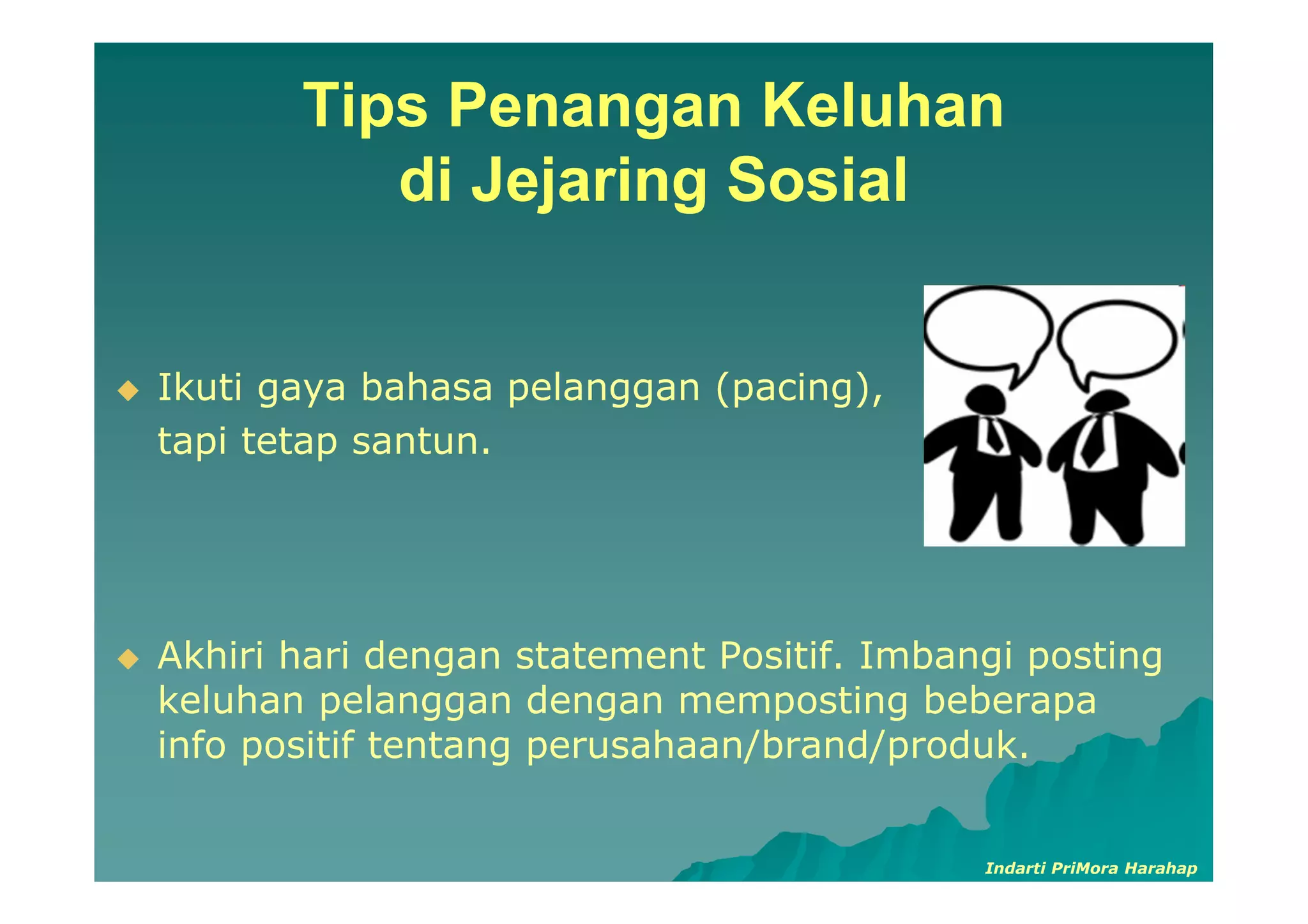 Tips membuat tanggapan keluhan | PDF