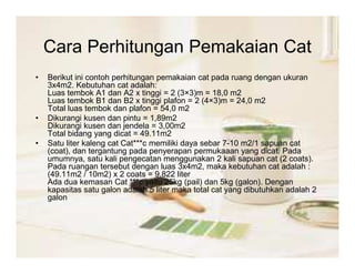 Tips memilih cat tembok | PDF