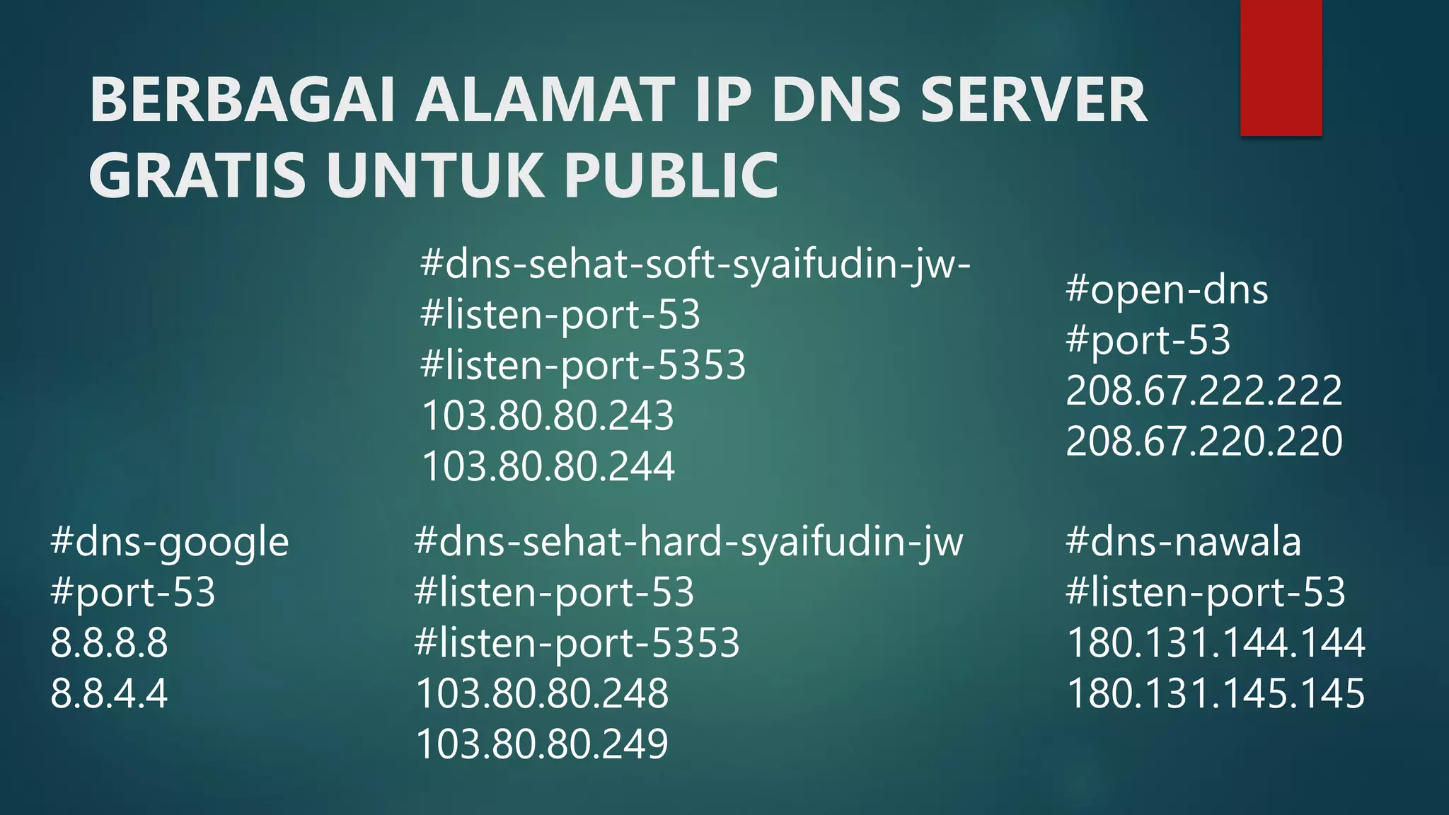 Tips memilih dns server tercepat untuk jaringan anda | PDF