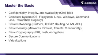 Tips memulai karir di cybersecurity | PPT