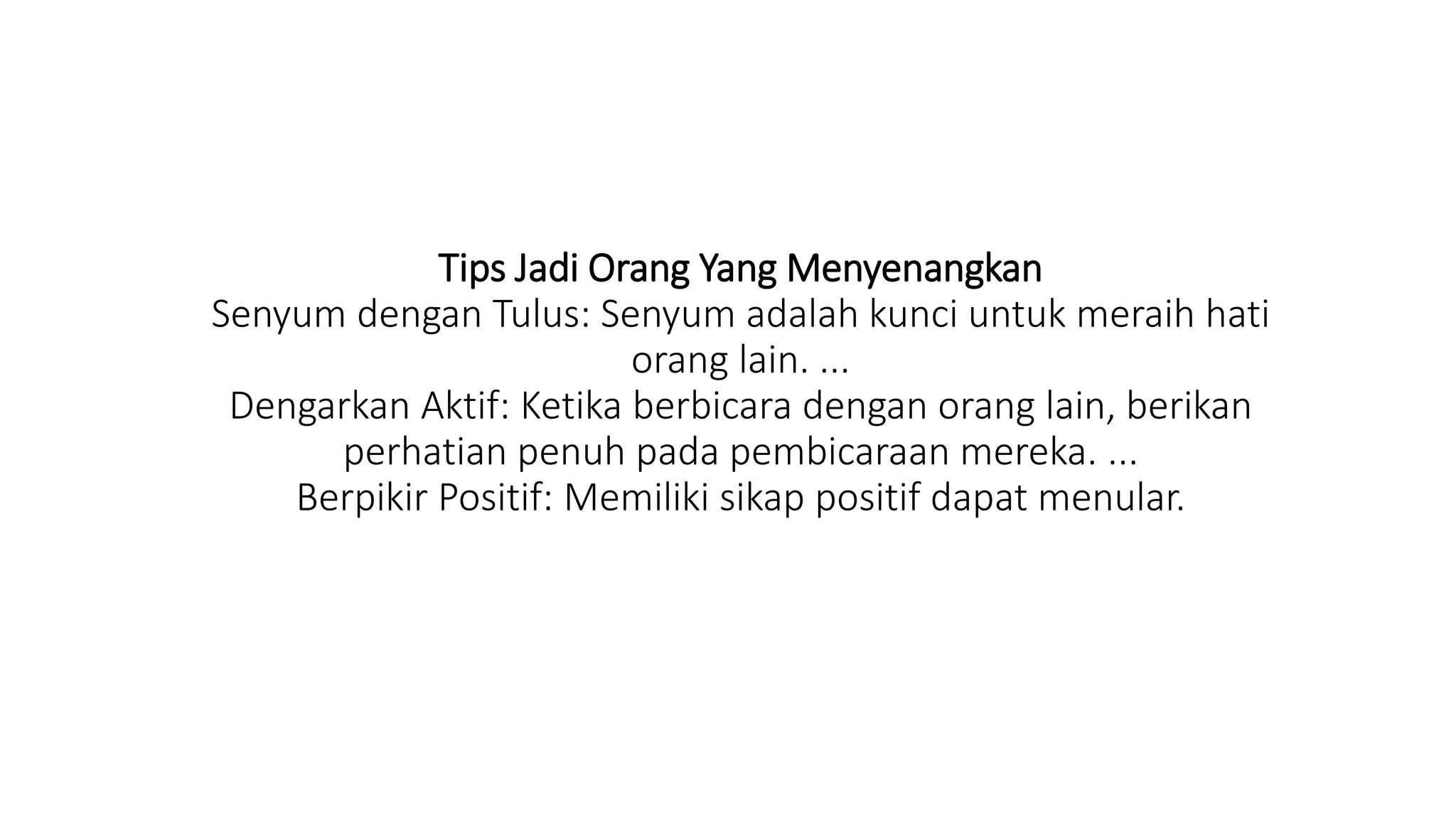 TIPS MENJADI PRIBADI YANG MENYENANGKAN.pptx